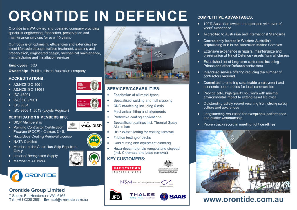 Defence and Commercial Marine - Orontide