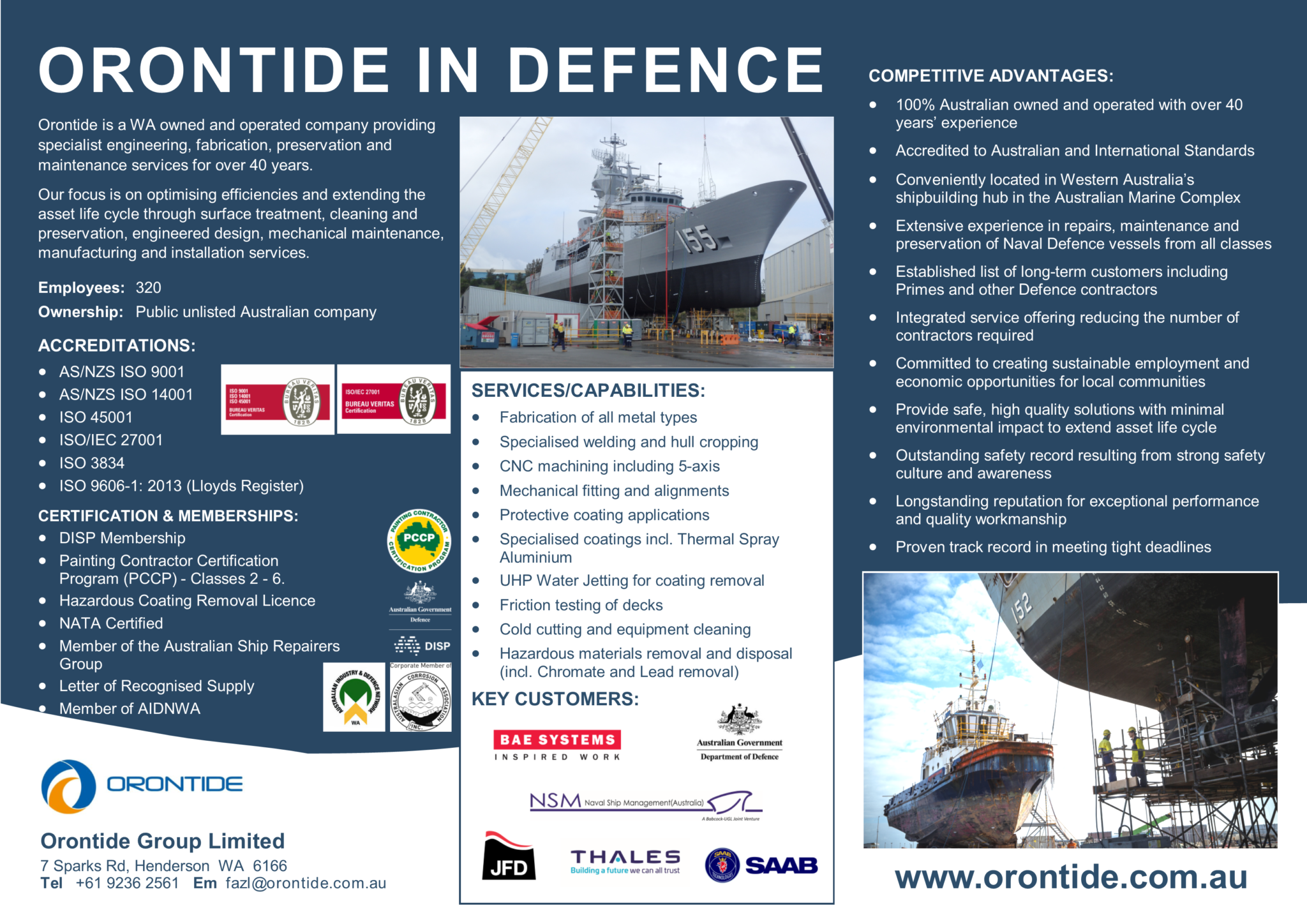 Defence and Commercial Marine - Orontide